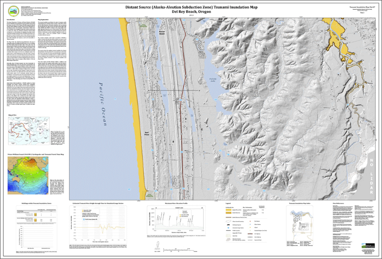 DOGAMI - TIM-Clat-07, Tsunami Inundation Maps for Del Rey Beach ...